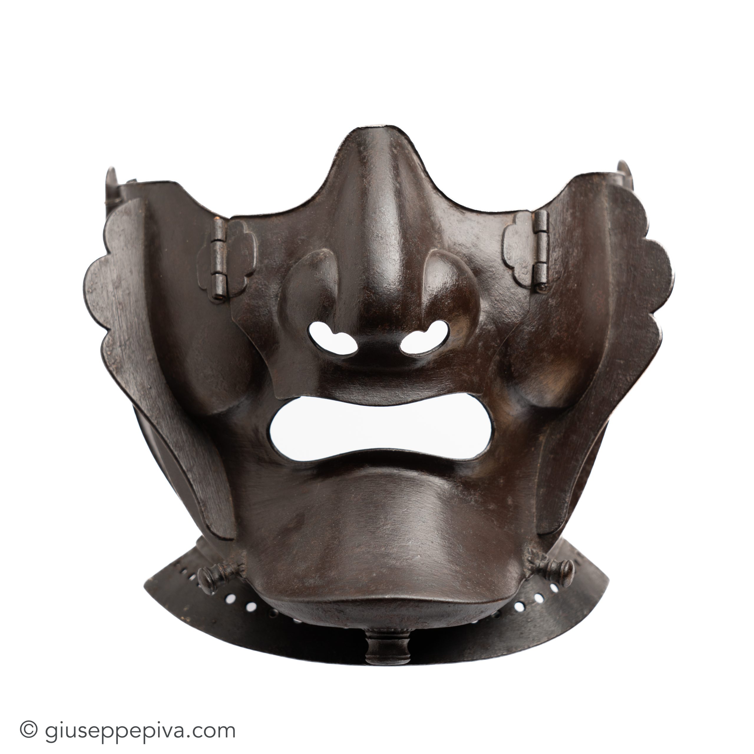 Ryūbu-men, samurai iron mask signed Munesada | GIUSEPPE PIVA - Japanese Art