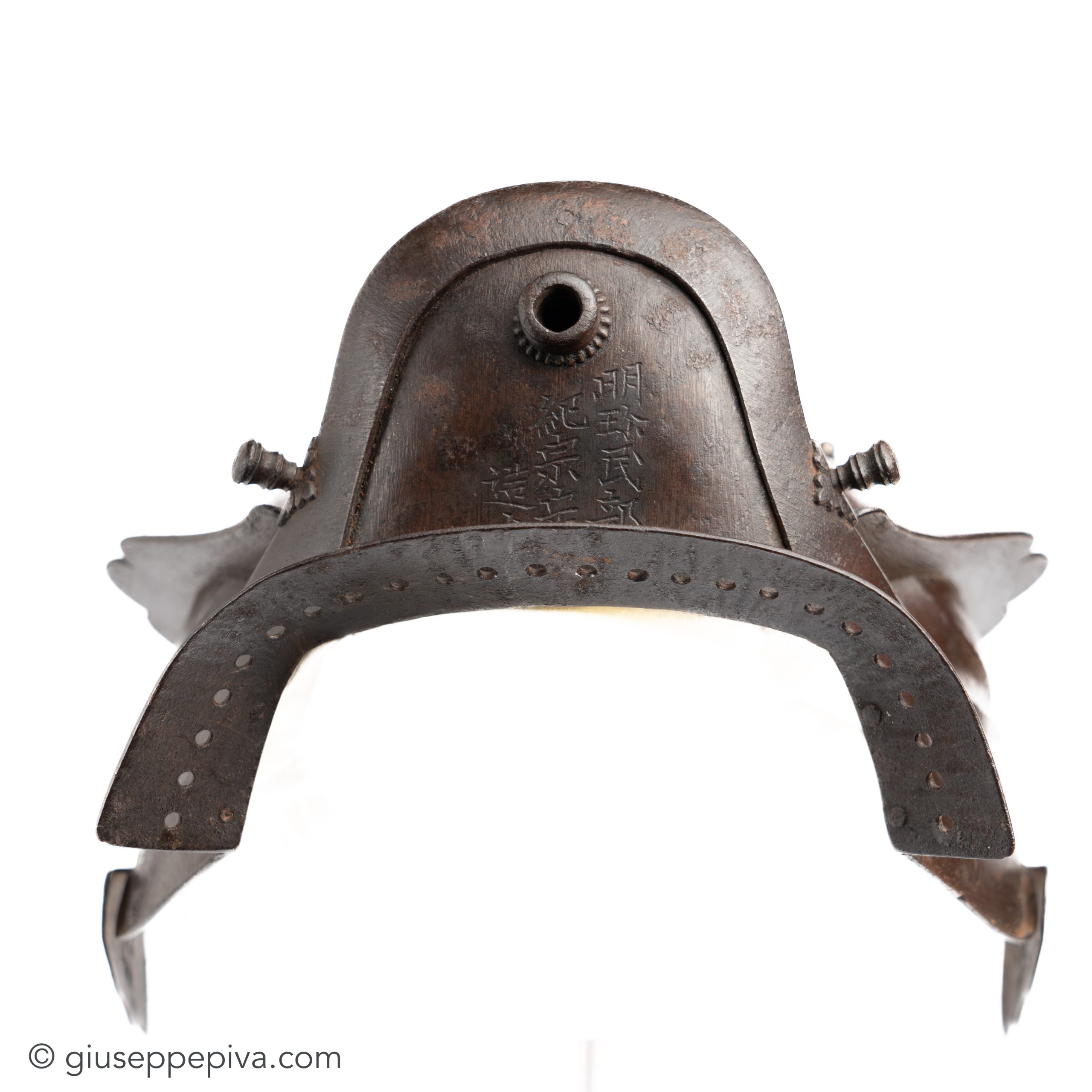 Ryūbu-men, samurai iron mask signed Munesada | GIUSEPPE PIVA - Japanese Art
