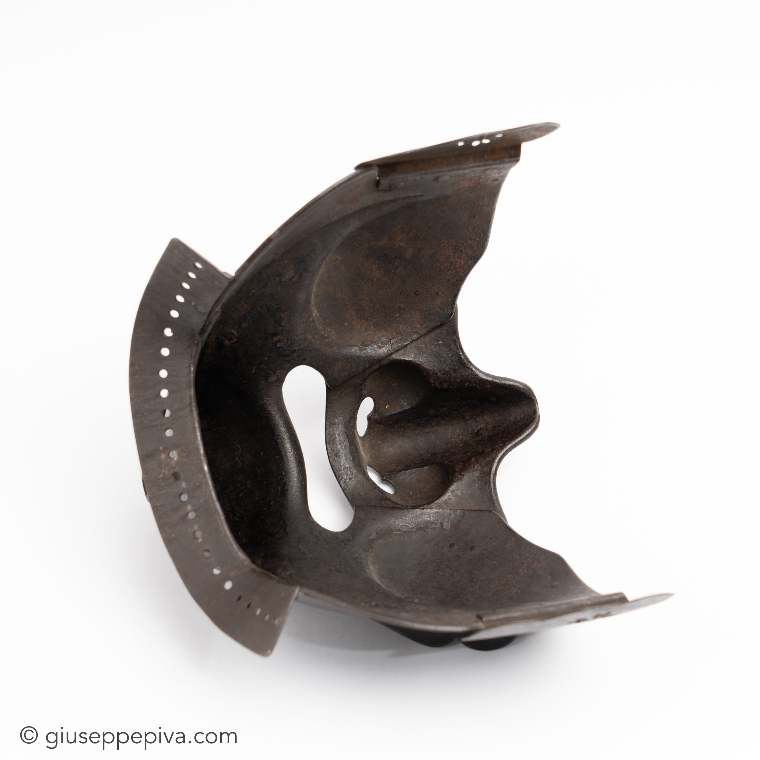 Ryūbu-men, samurai iron mask signed Munesada | GIUSEPPE PIVA - Japanese Art