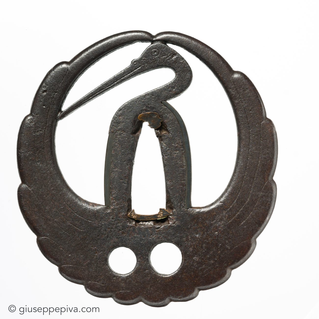 Tsurumaru tsuba, NBTHK Tokubetsu Hozon Tōsogu to Matashichi | GIUSEPPE ...